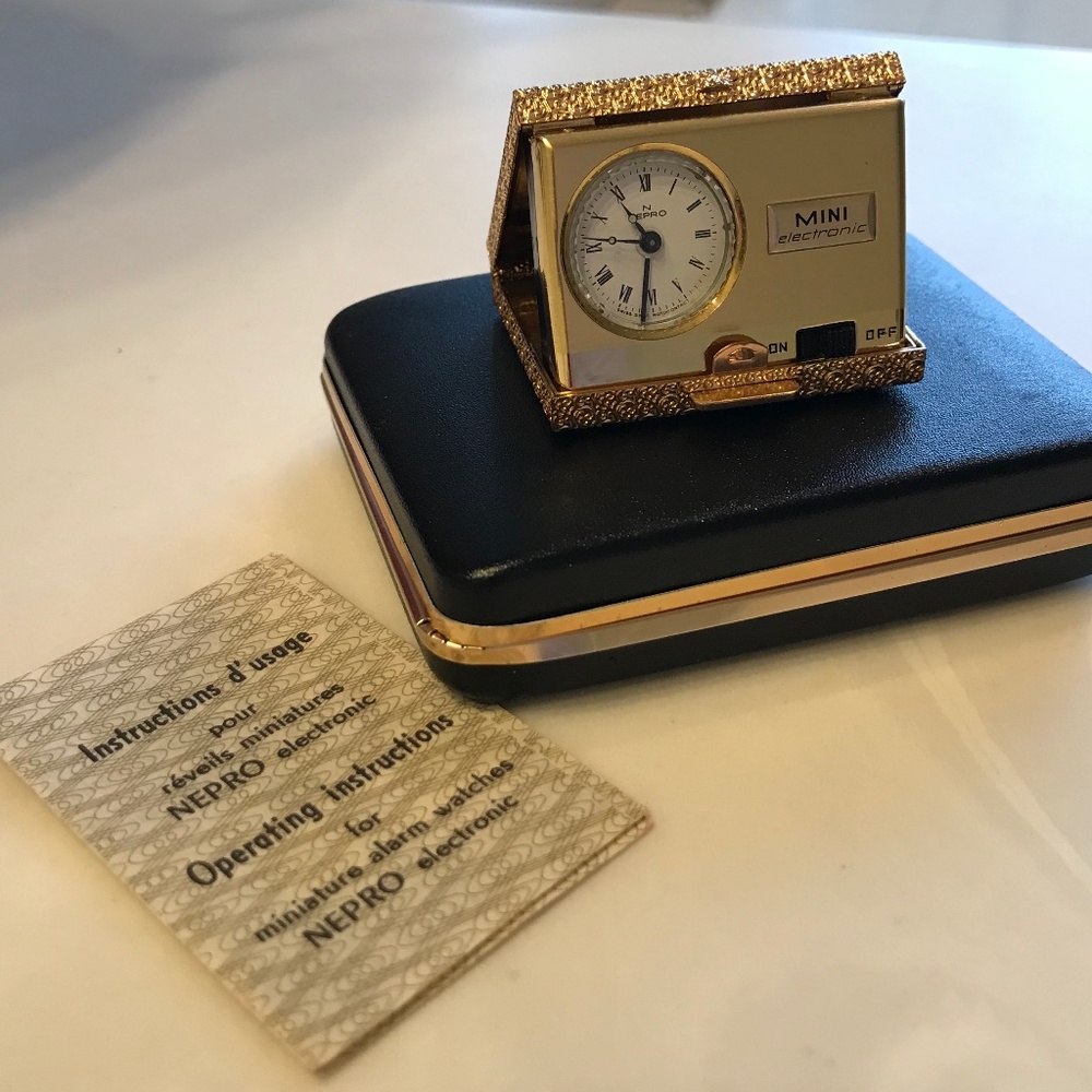 Nepro Electronic Vintage Mini Watch Clock - Gem